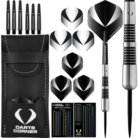 Darts Corner Warfare Darts | 80% Tungsten 24g | M6 | Black Ring — CPS ...