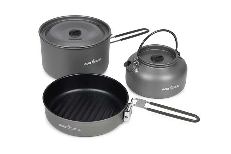 Fox Cookware 3 Piece Cook Set — CPS Tackle