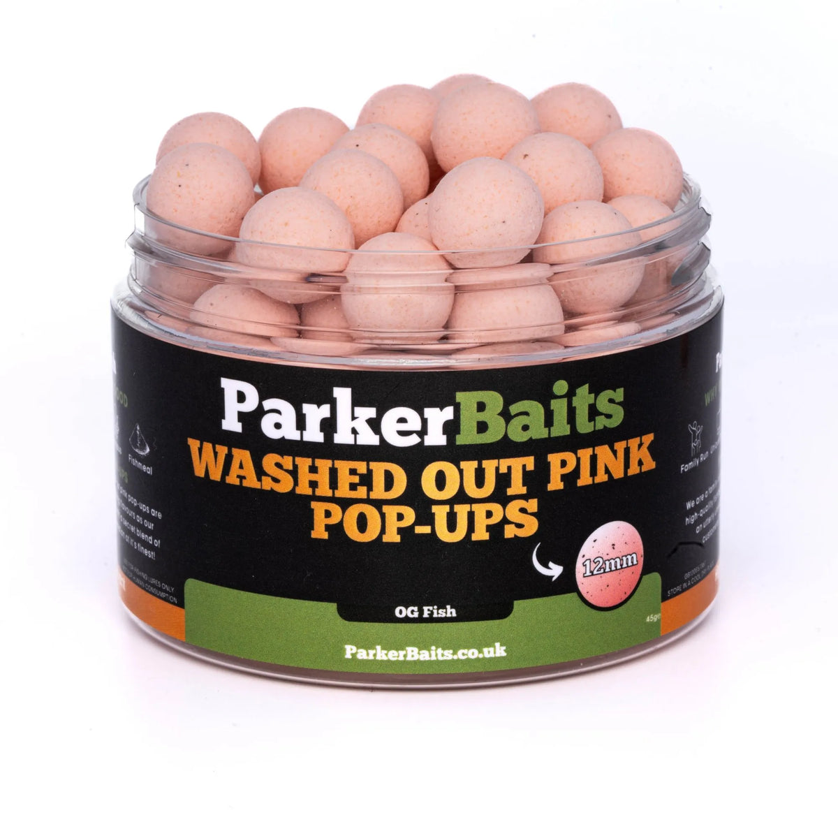 Parker Baits OG Fish Washed Out Pink Pop Ups — CPS Tackle