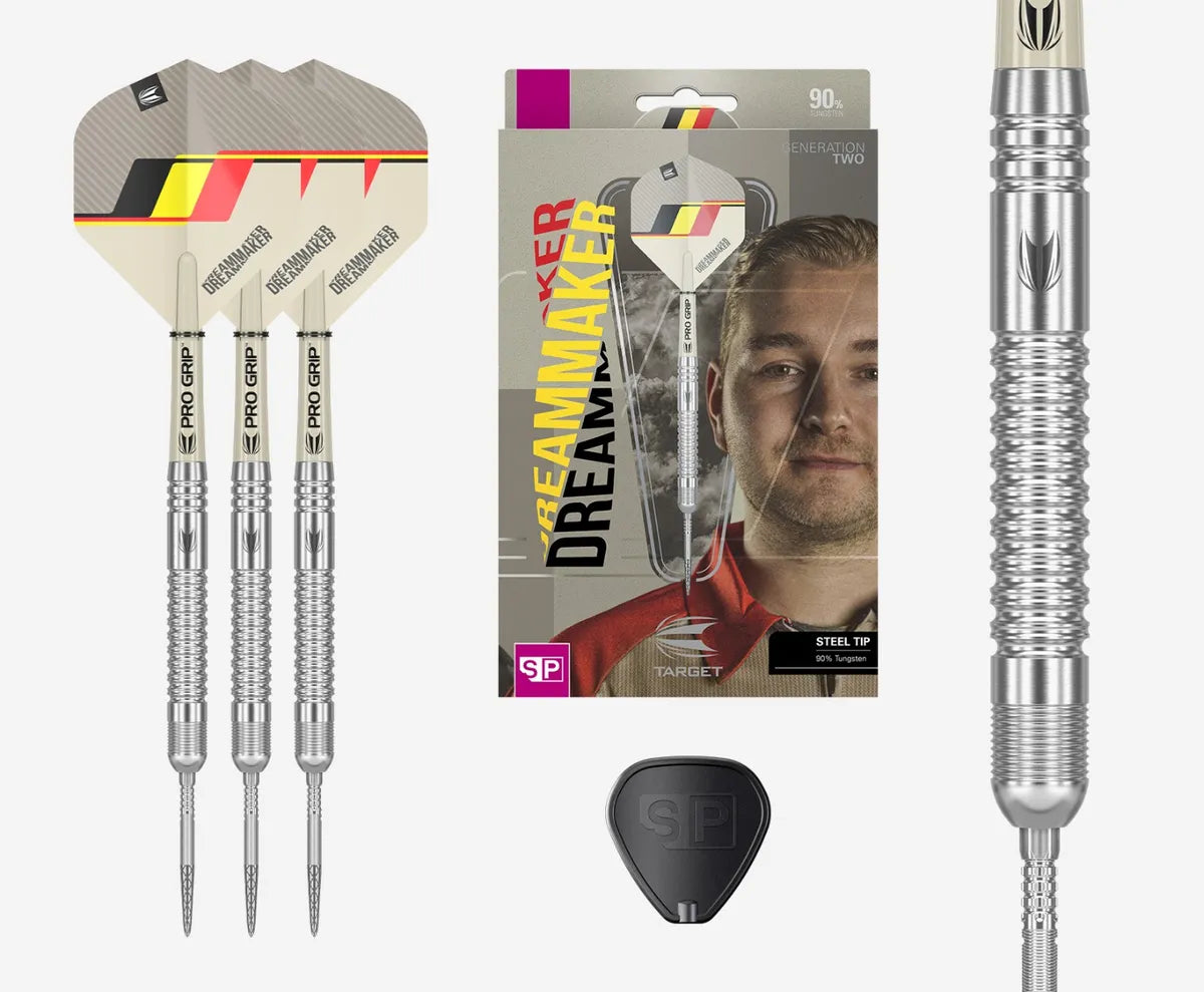 Target Darts Dimitri Van Den Bergh G2 SP 90% Tungsten Steel Tip Darts ...