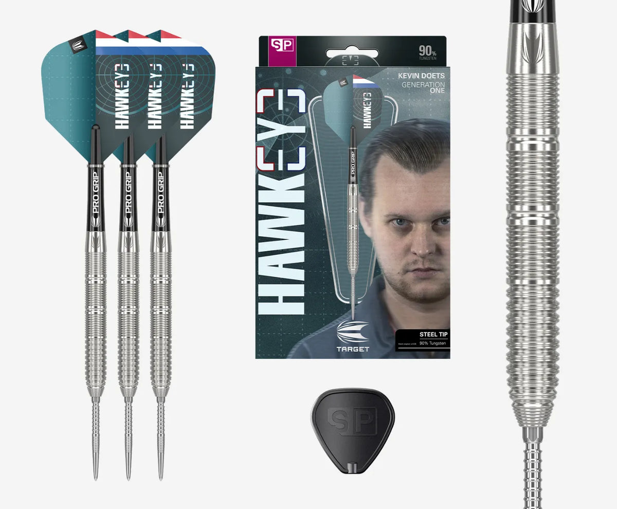Target Kevin Doets Gen One 90% Tungsten SP - Steel Tip Darts 23G — CPS ...