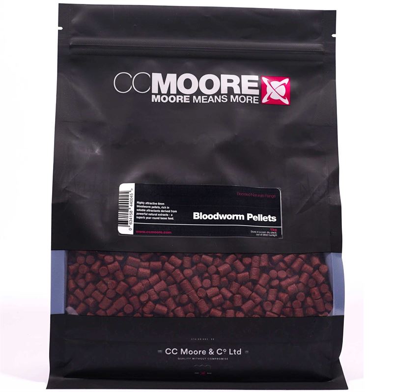 CC Moore Bloodworm Pellets 6mm 1kg — CPS Tackle